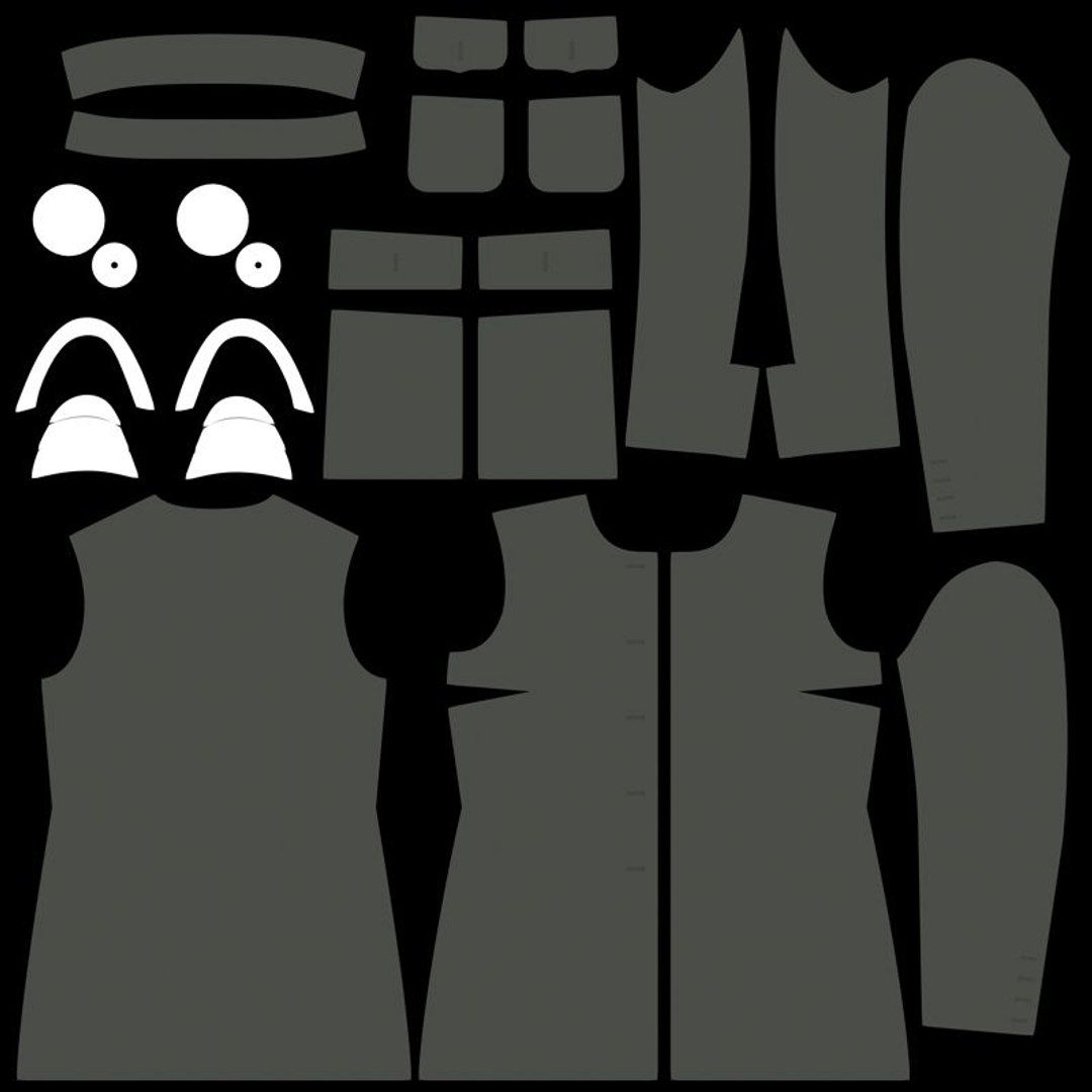 Mao Jacket Outfit 3D Model - TurboSquid 1979692