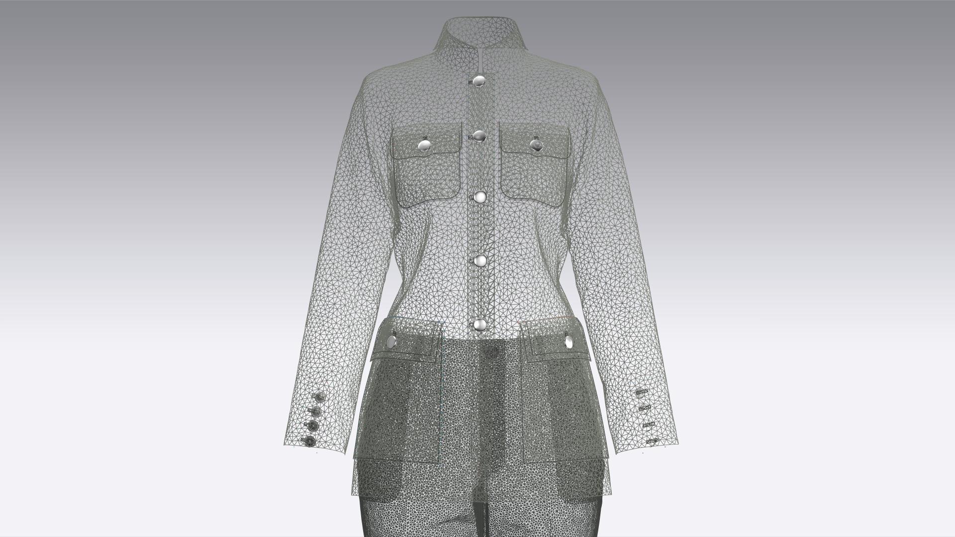 Mao Jacket Outfit 3D Model - TurboSquid 1979692