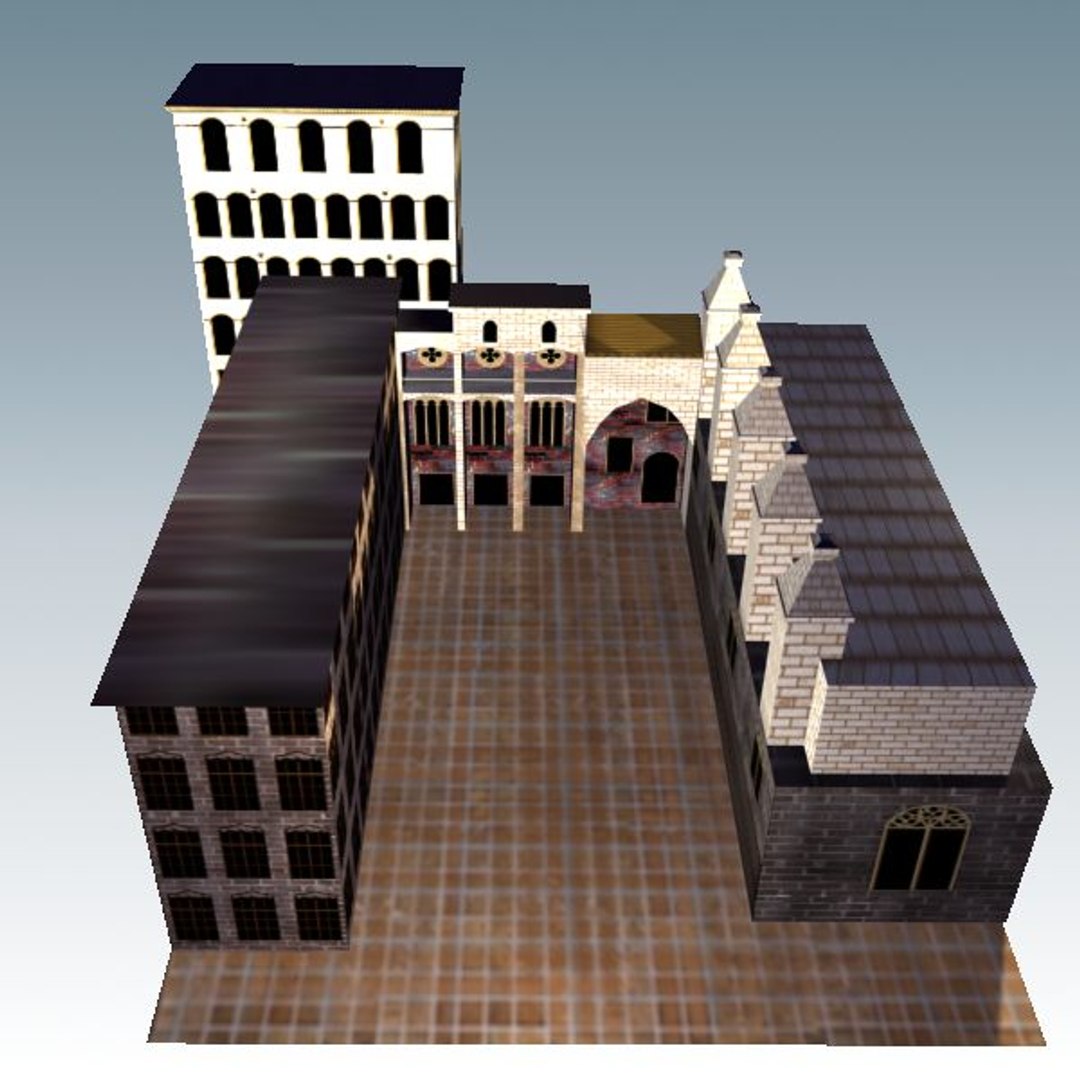 Free Max Model Outdoor Gothic Square