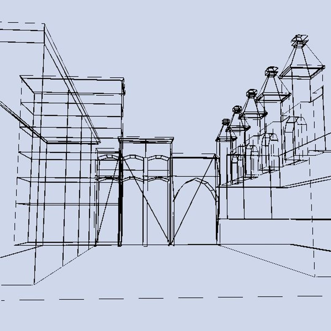 Free Max Model Outdoor Gothic Square