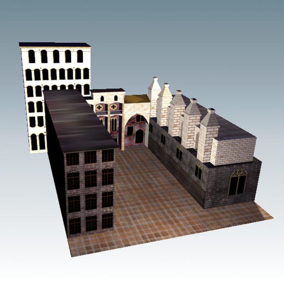 Free Max Model Outdoor Gothic Square