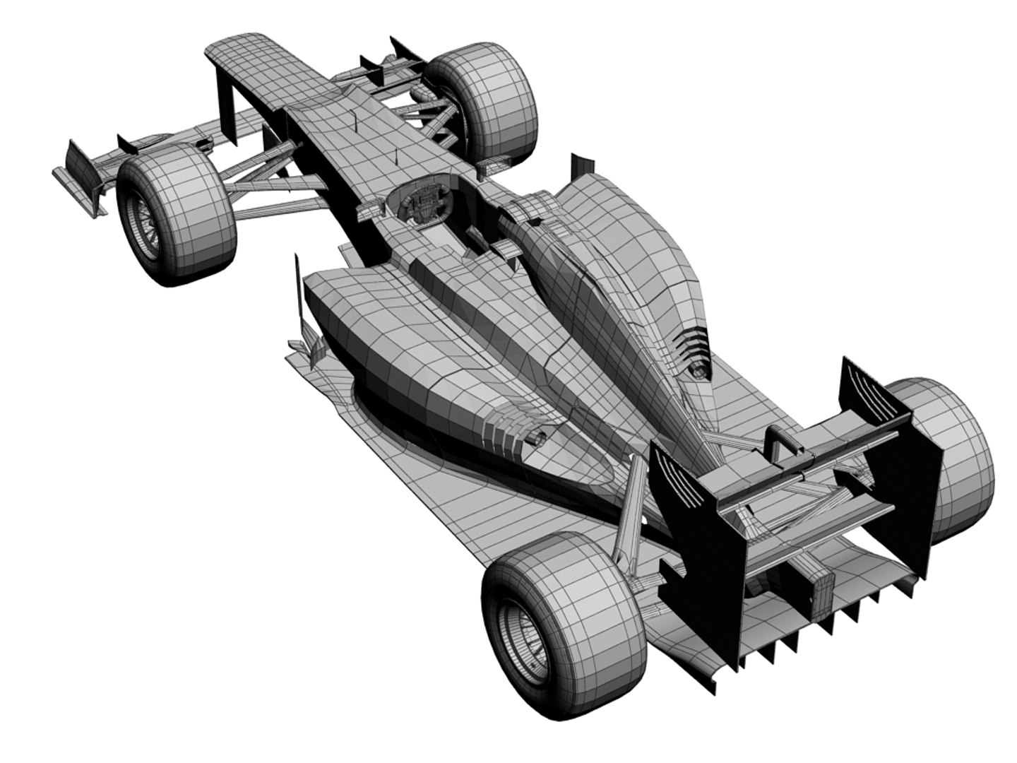 3d model f1 caterham ct01
