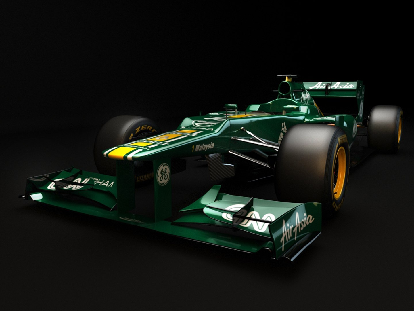 3d Model F1 Caterham Ct01