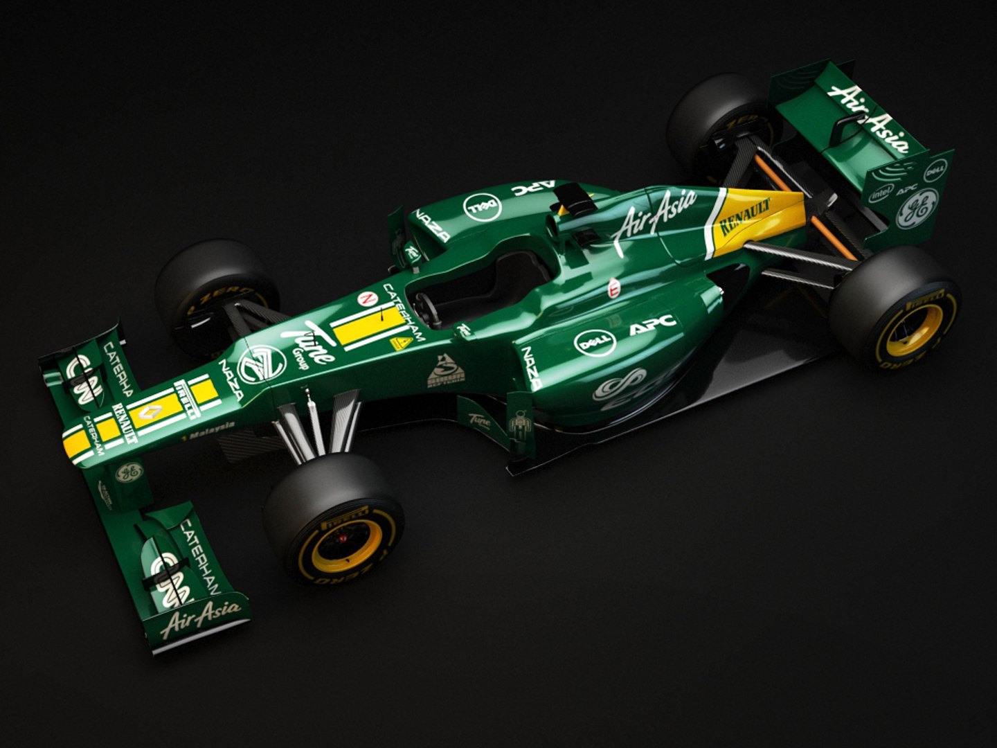 3d Model F1 Caterham Ct01