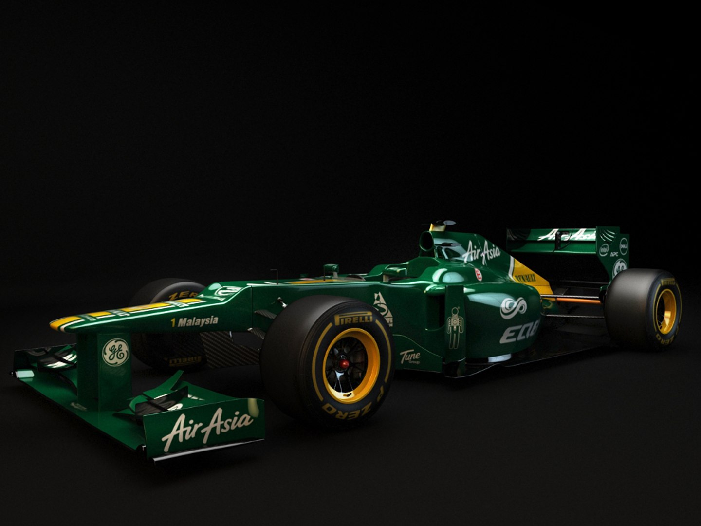 3d Model F1 Caterham Ct01