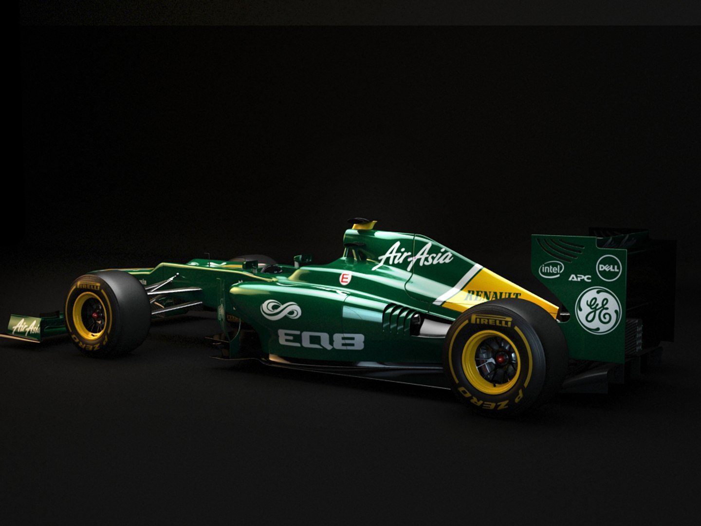3d Model F1 Caterham Ct01