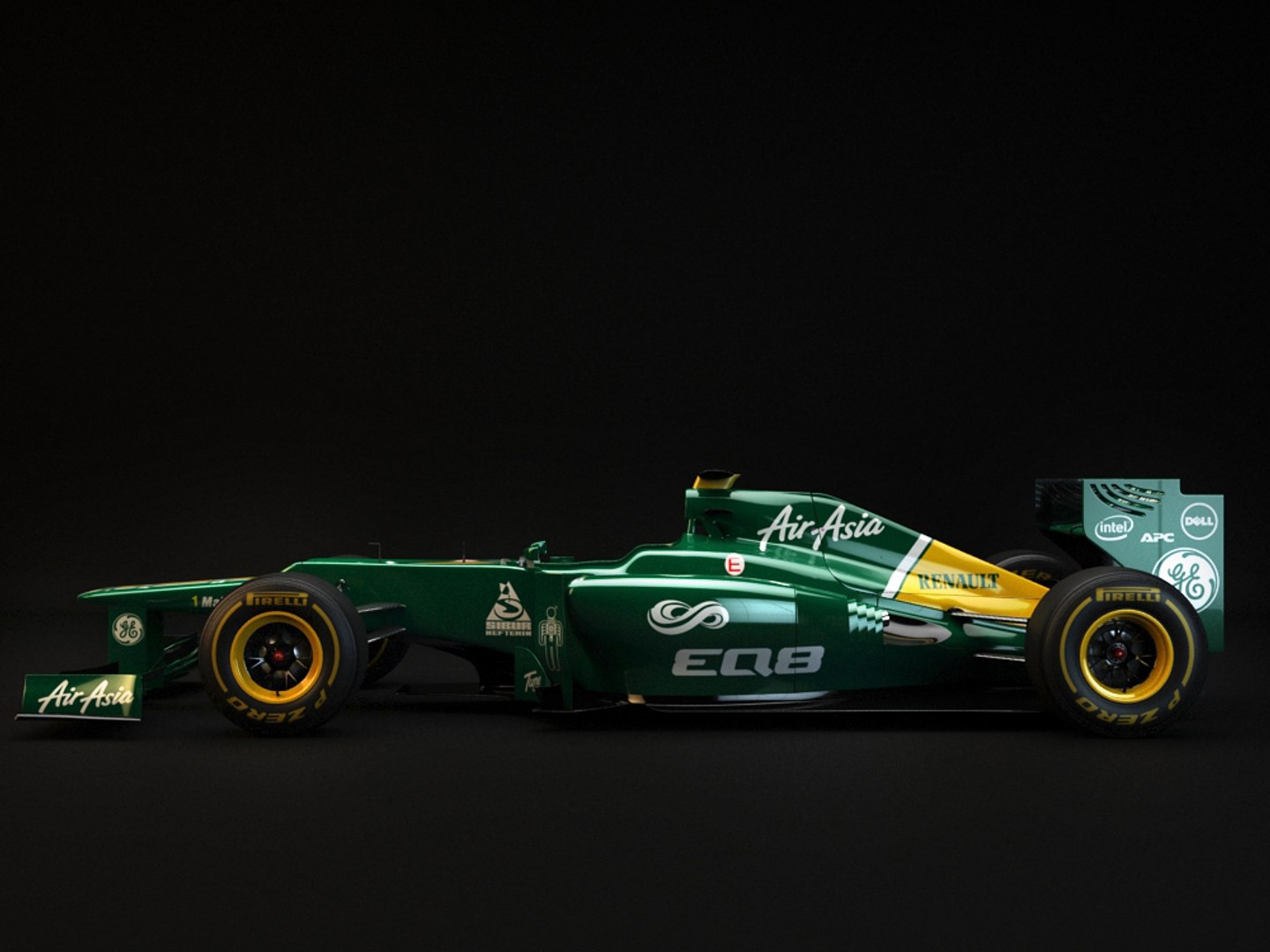 3d Model F1 Caterham Ct01