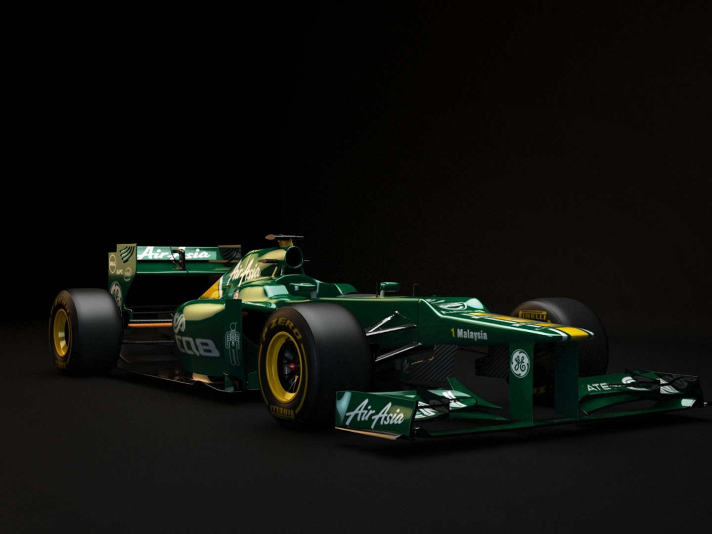3d Model F1 Caterham Ct01