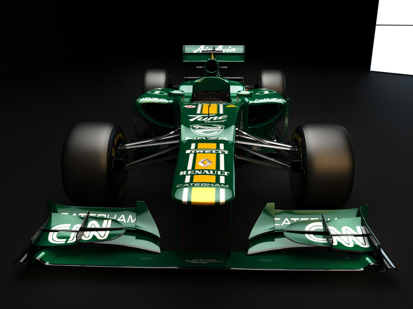 3d Model F1 Caterham Ct01