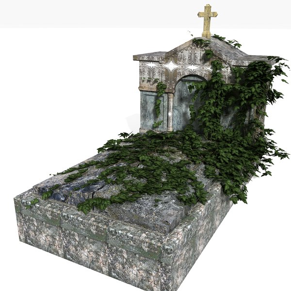 tomb graveyard grave 3d 3ds