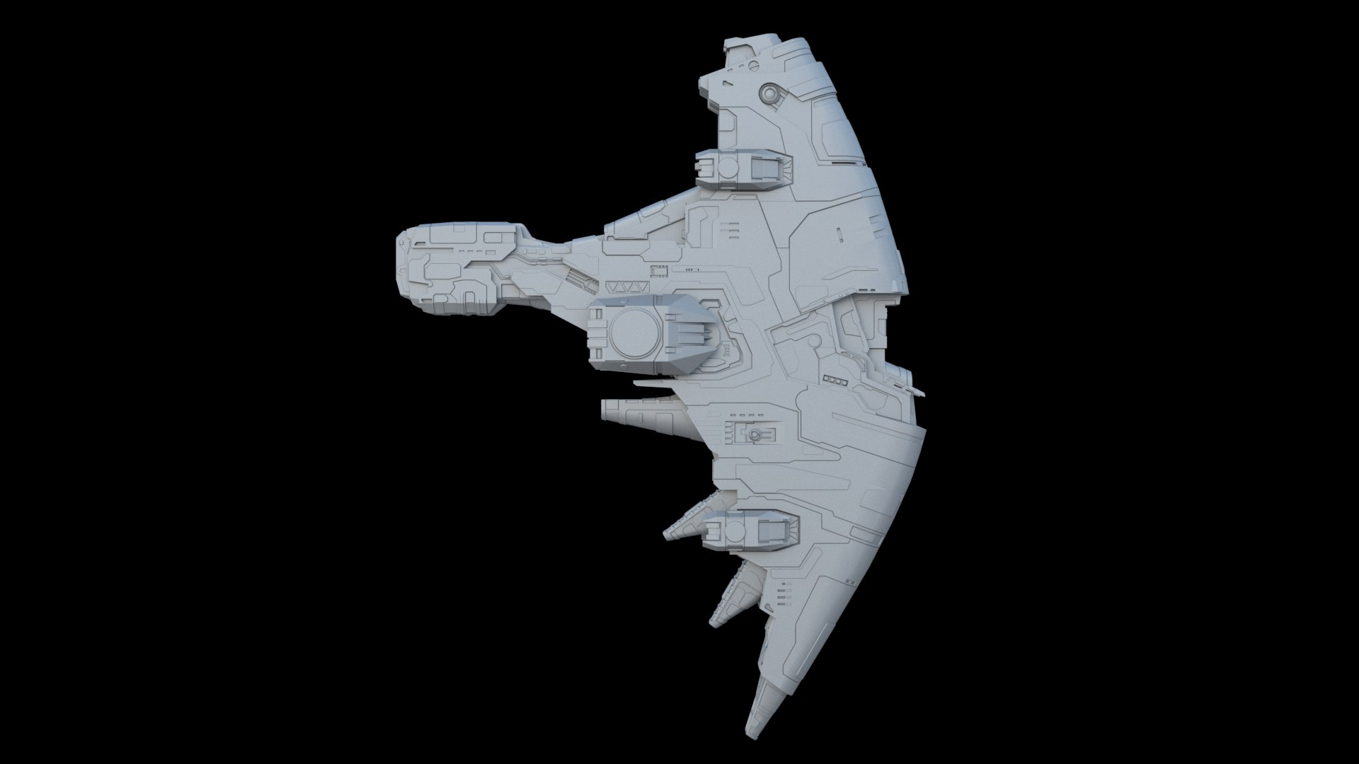 3D Alien Spaceship - TurboSquid 2073956