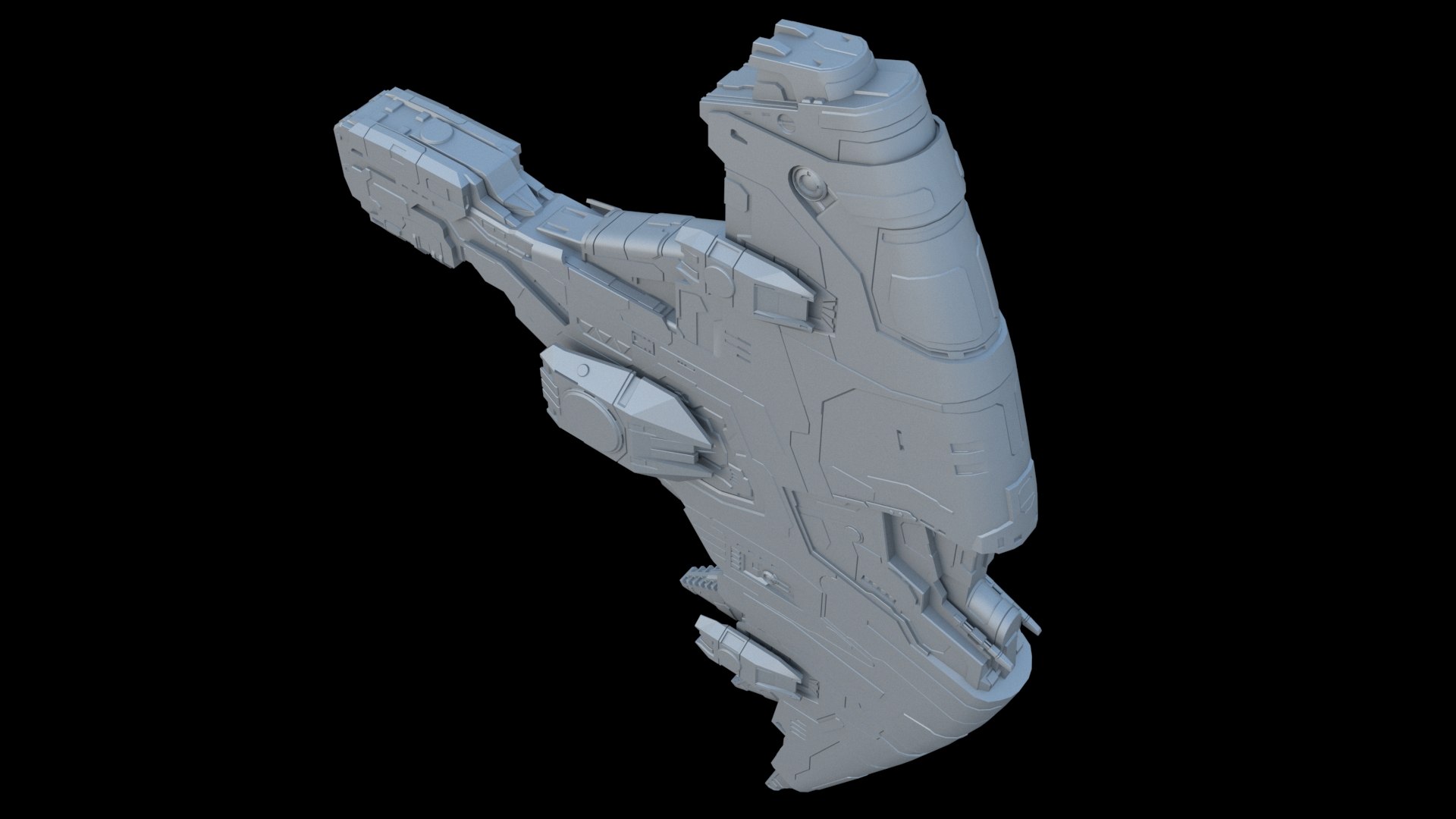 3D Alien Spaceship - TurboSquid 2073956