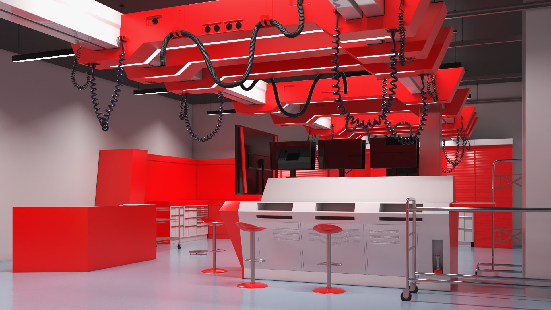 3D Race Car Garage - TurboSquid 2323680