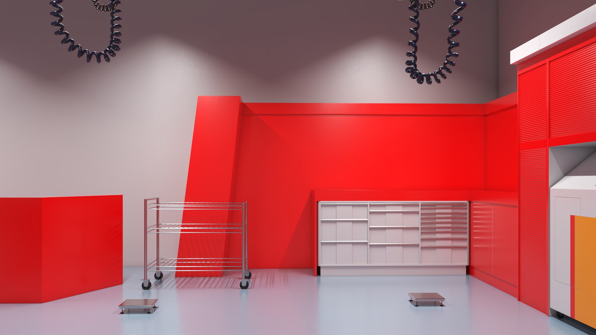 3D Race Car Garage - TurboSquid 2323680