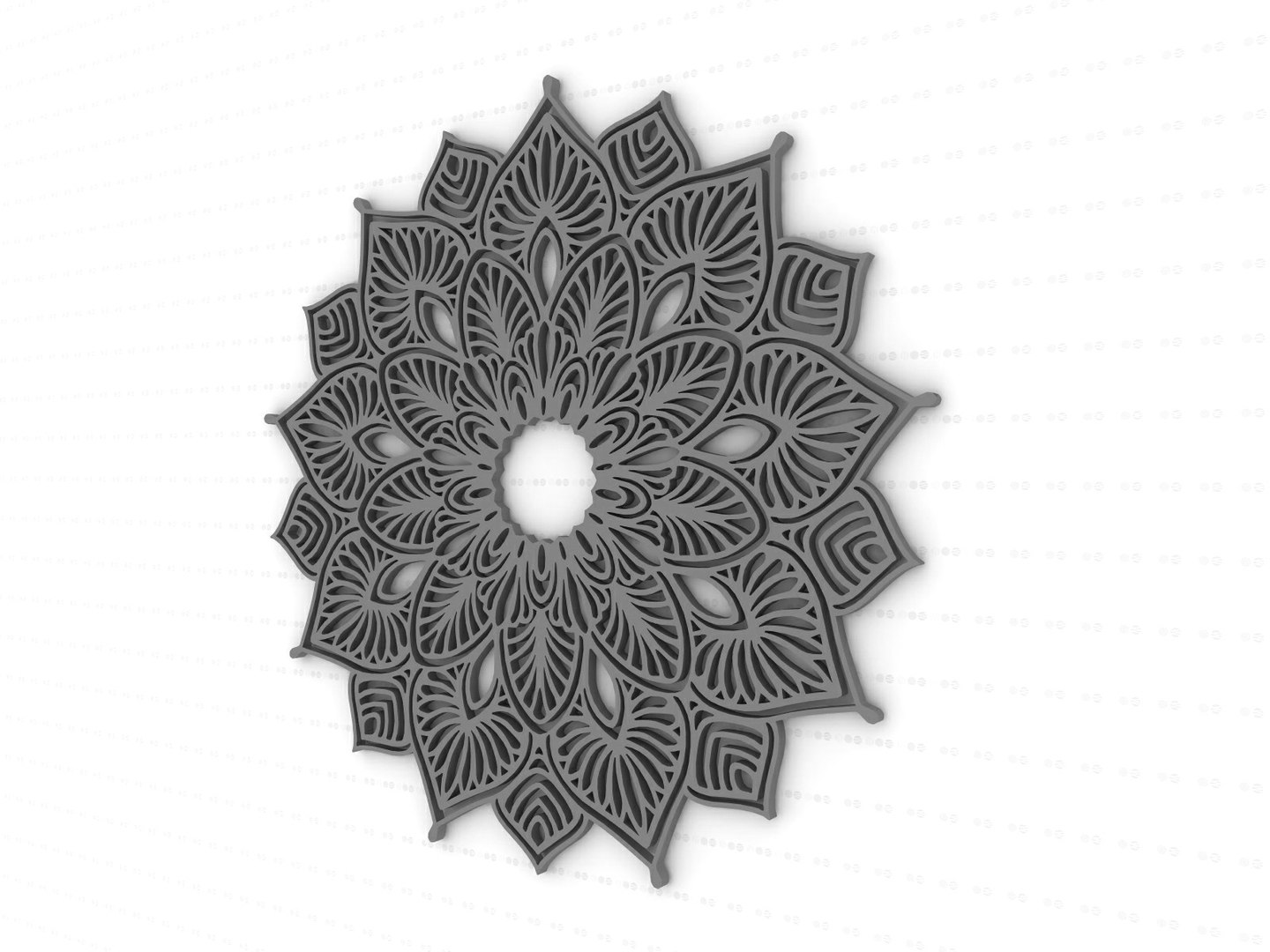 3D Mandala Cnc - TurboSquid 1455101