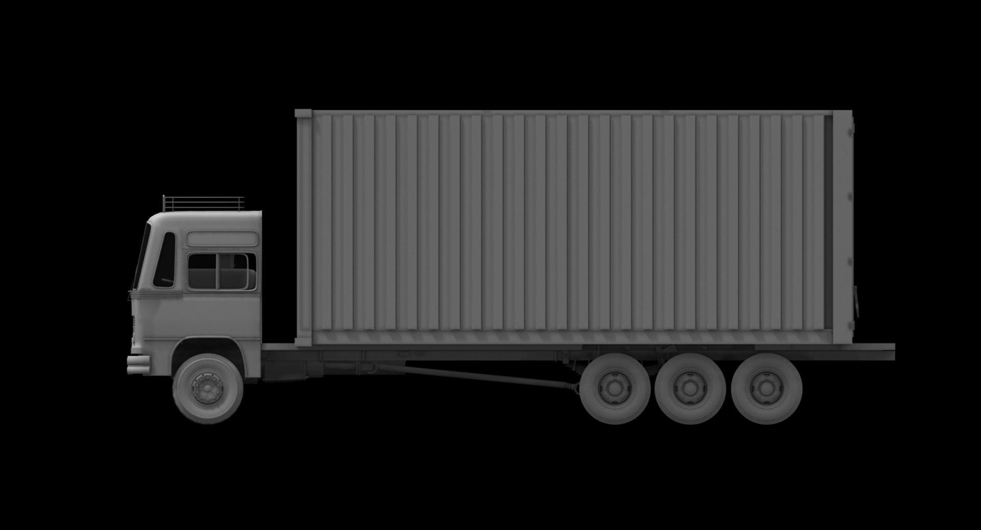 3D Lorry Track Model - TurboSquid 1541353