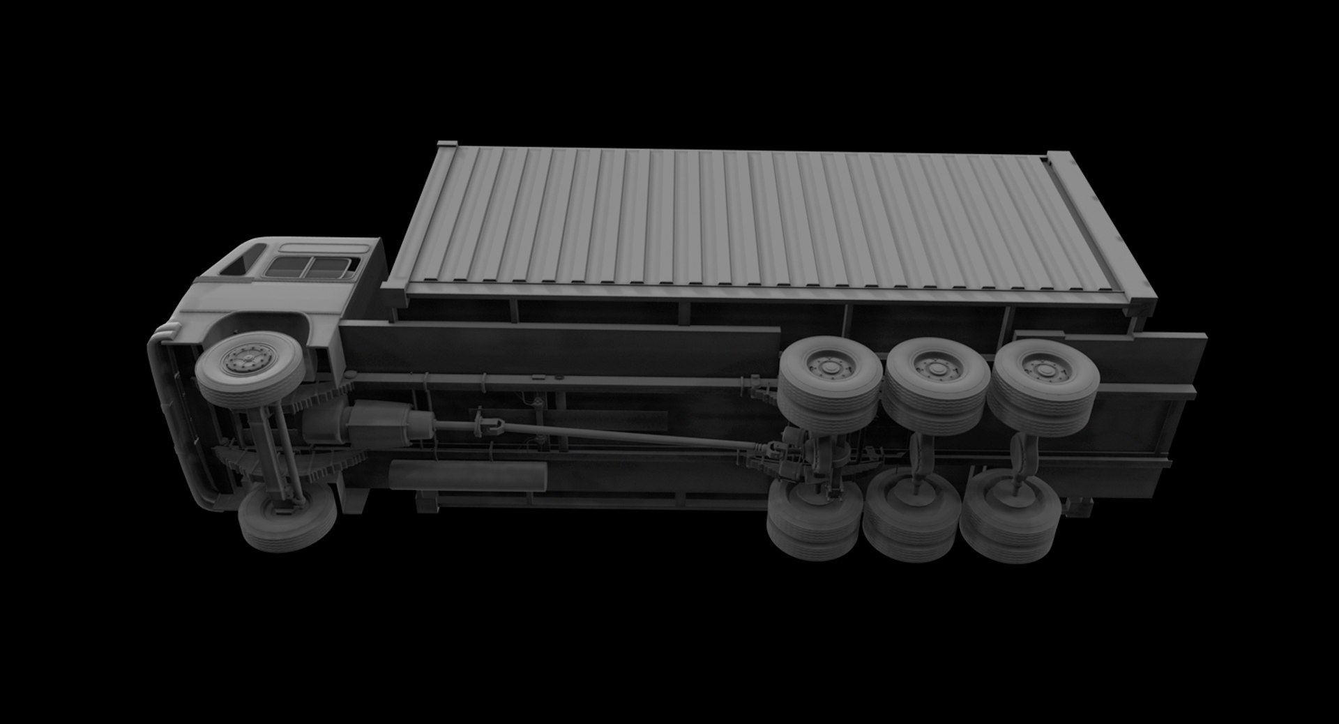 3D Lorry Track Model - TurboSquid 1541353