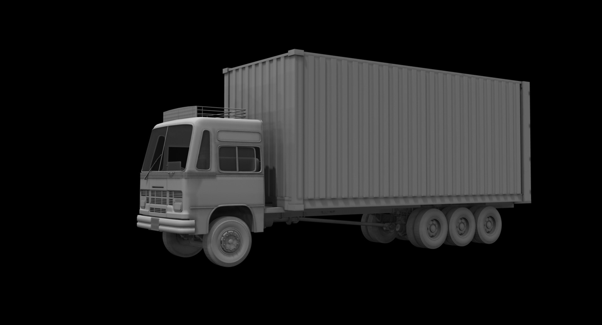 3D Lorry Track Model - TurboSquid 1541353