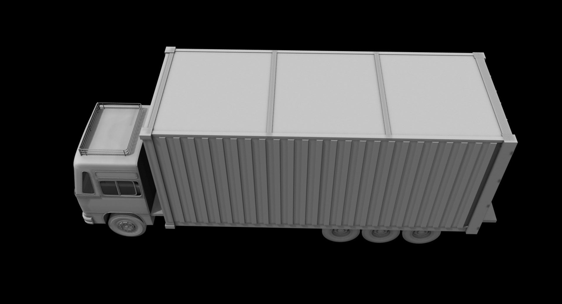 3D Lorry Track Model - TurboSquid 1541353