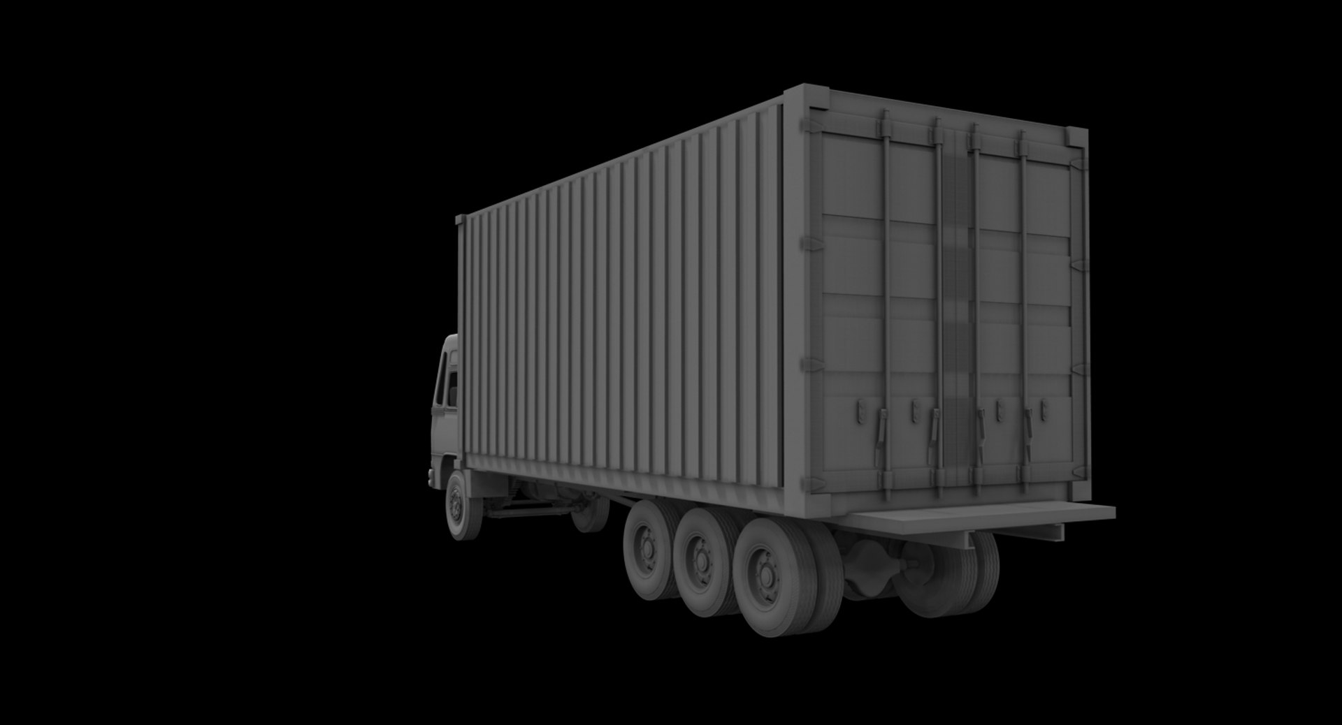 3D Lorry Track Model - TurboSquid 1541353
