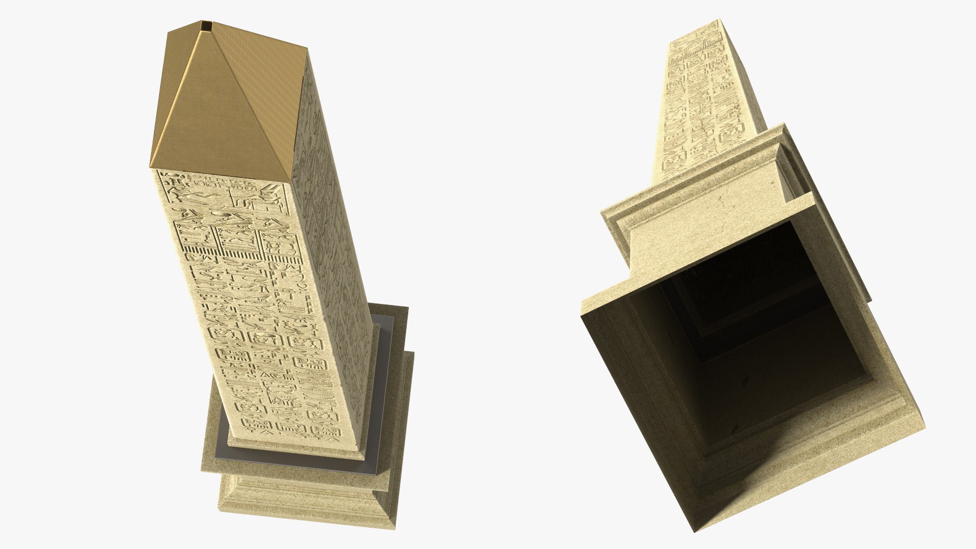 Egyptian Obelisks Model - TurboSquid 1872864