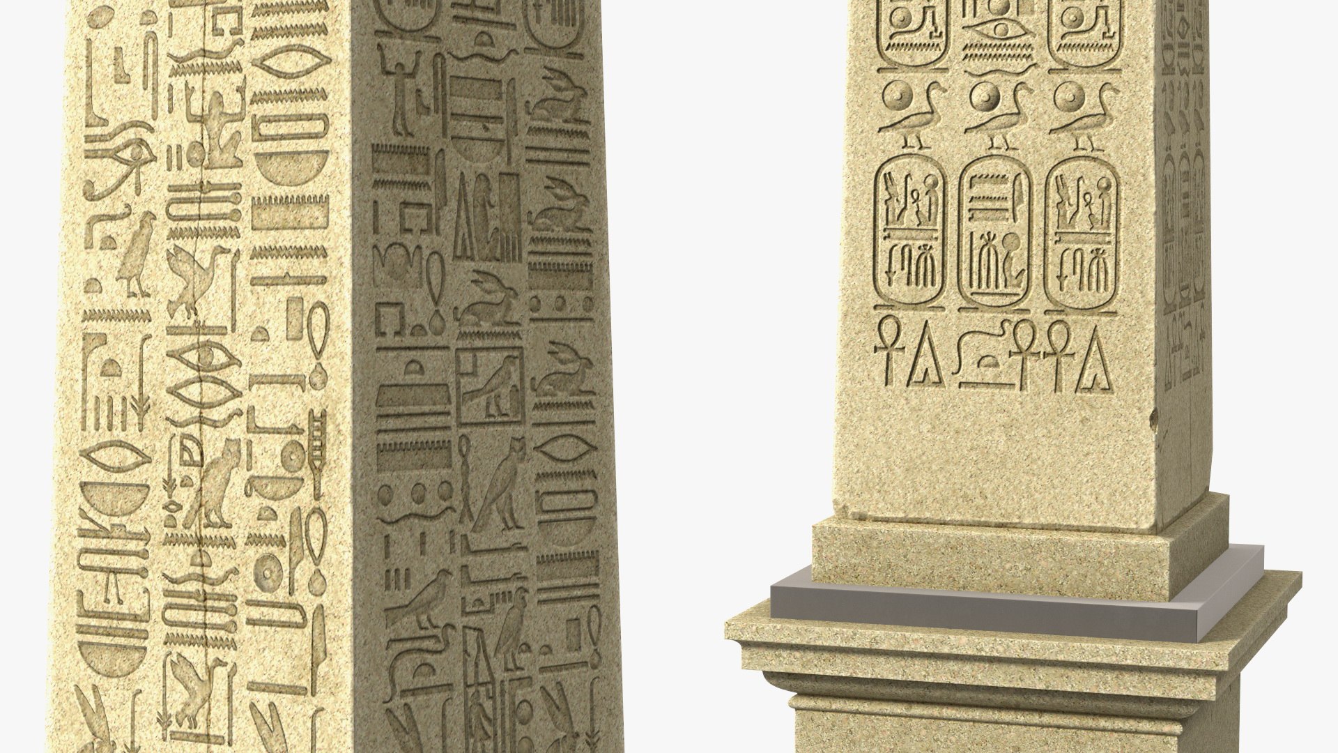 Egyptian Obelisks Model - TurboSquid 1872864