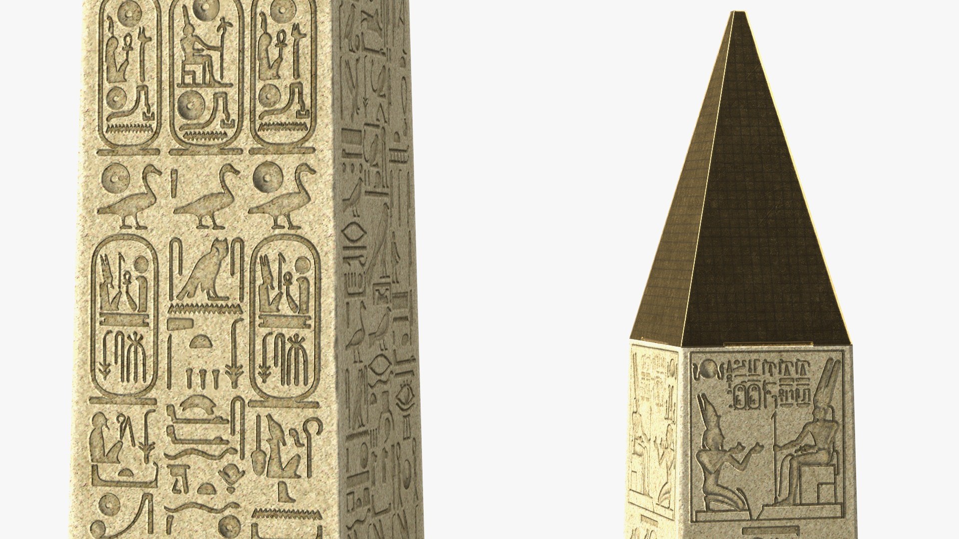 Egyptian Obelisks Model - TurboSquid 1872864