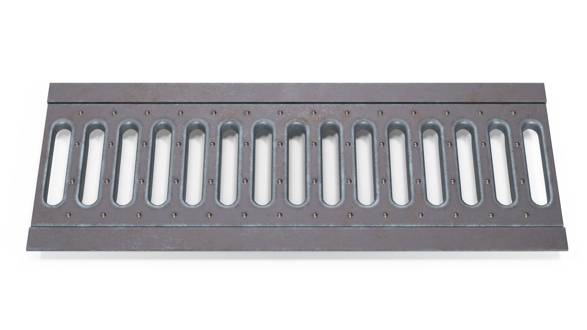 3D Roadside Drain Cover Iron Model - TurboSquid 2282330
