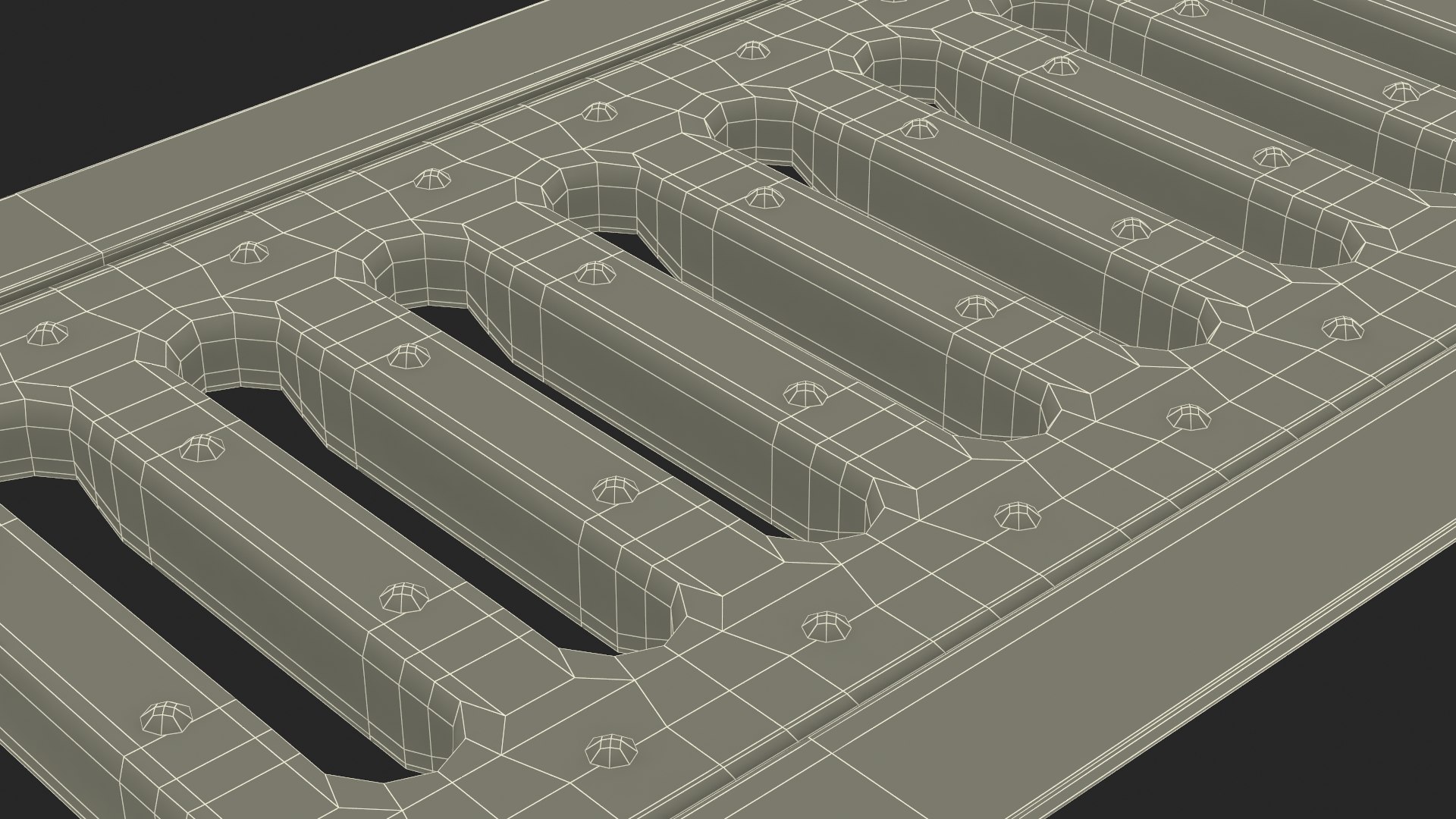 3D Roadside Drain Cover Iron Model - TurboSquid 2282330
