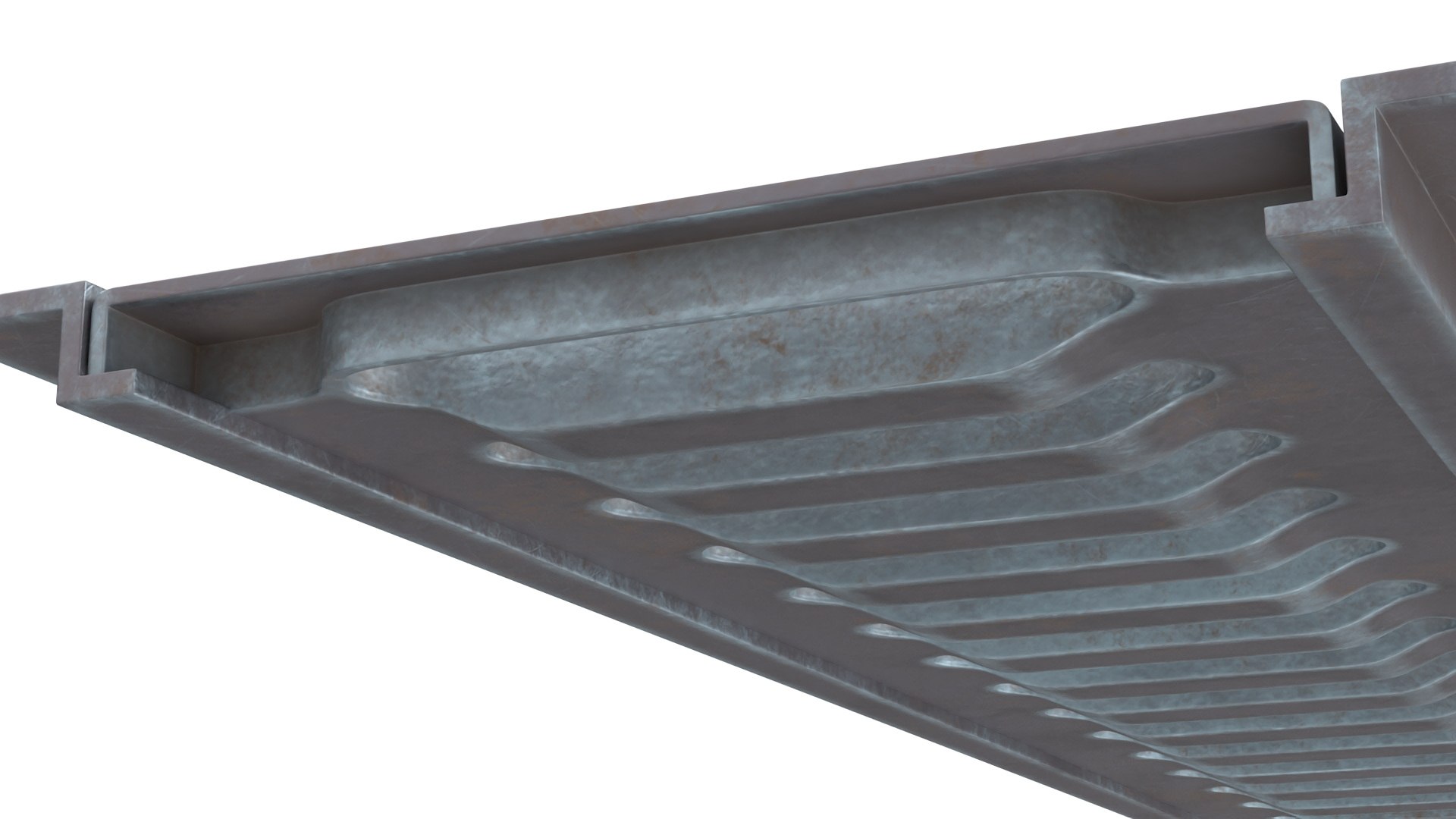 3D Roadside Drain Cover Iron Model - TurboSquid 2282330