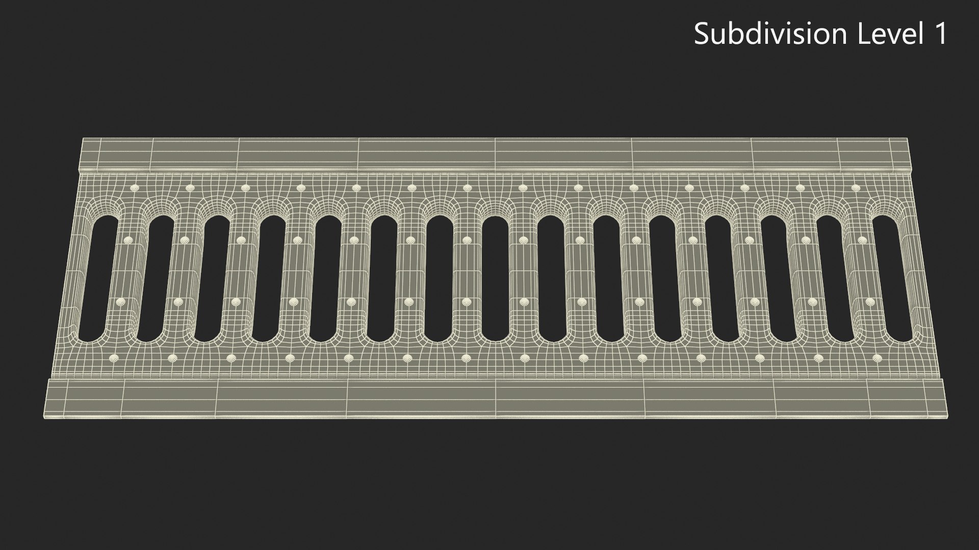 3D Roadside Drain Cover Iron Model - TurboSquid 2282330