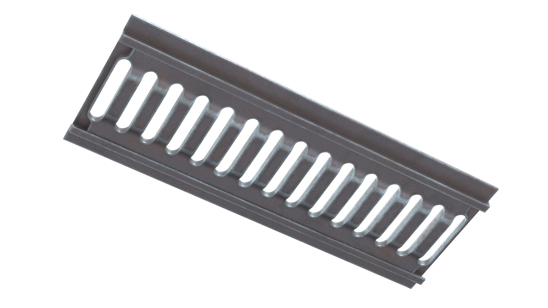 3D Roadside Drain Cover Iron Model - TurboSquid 2282330