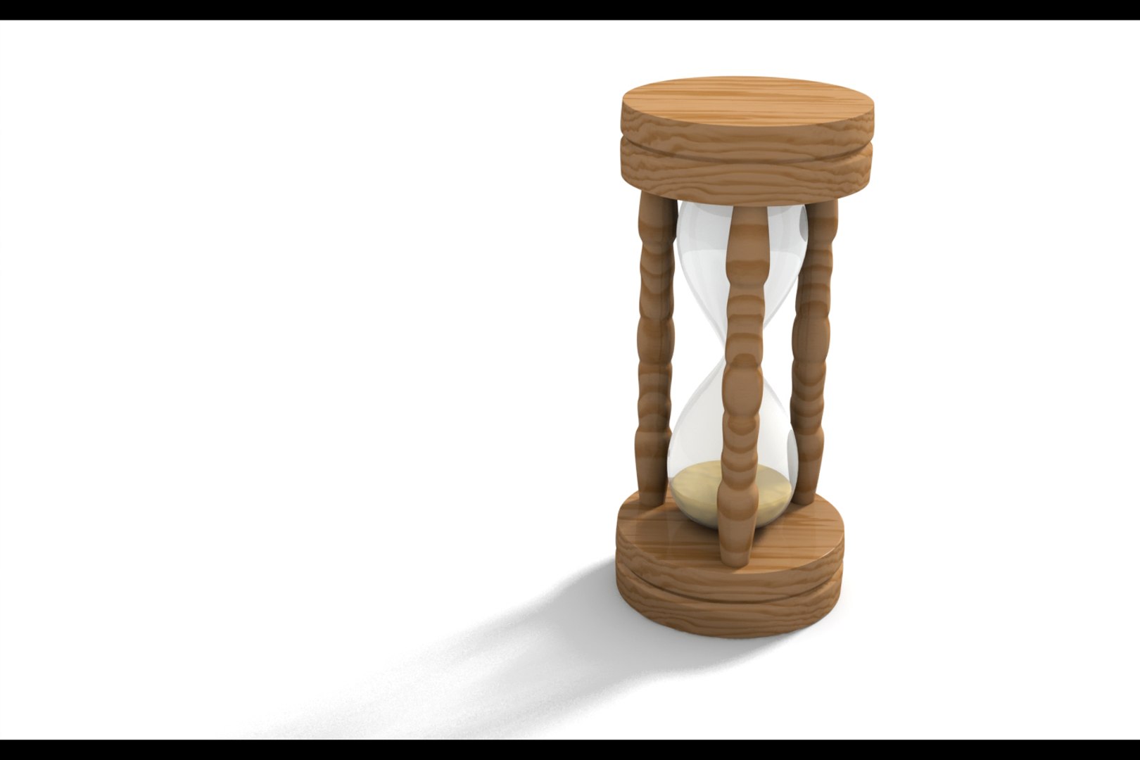 Sandglass Place Desk 3d Dxf