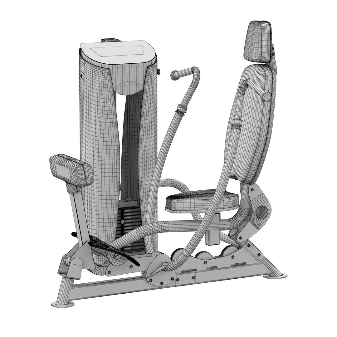 RS-1301 CHEST PRESS 3D Model - TurboSquid 1863303