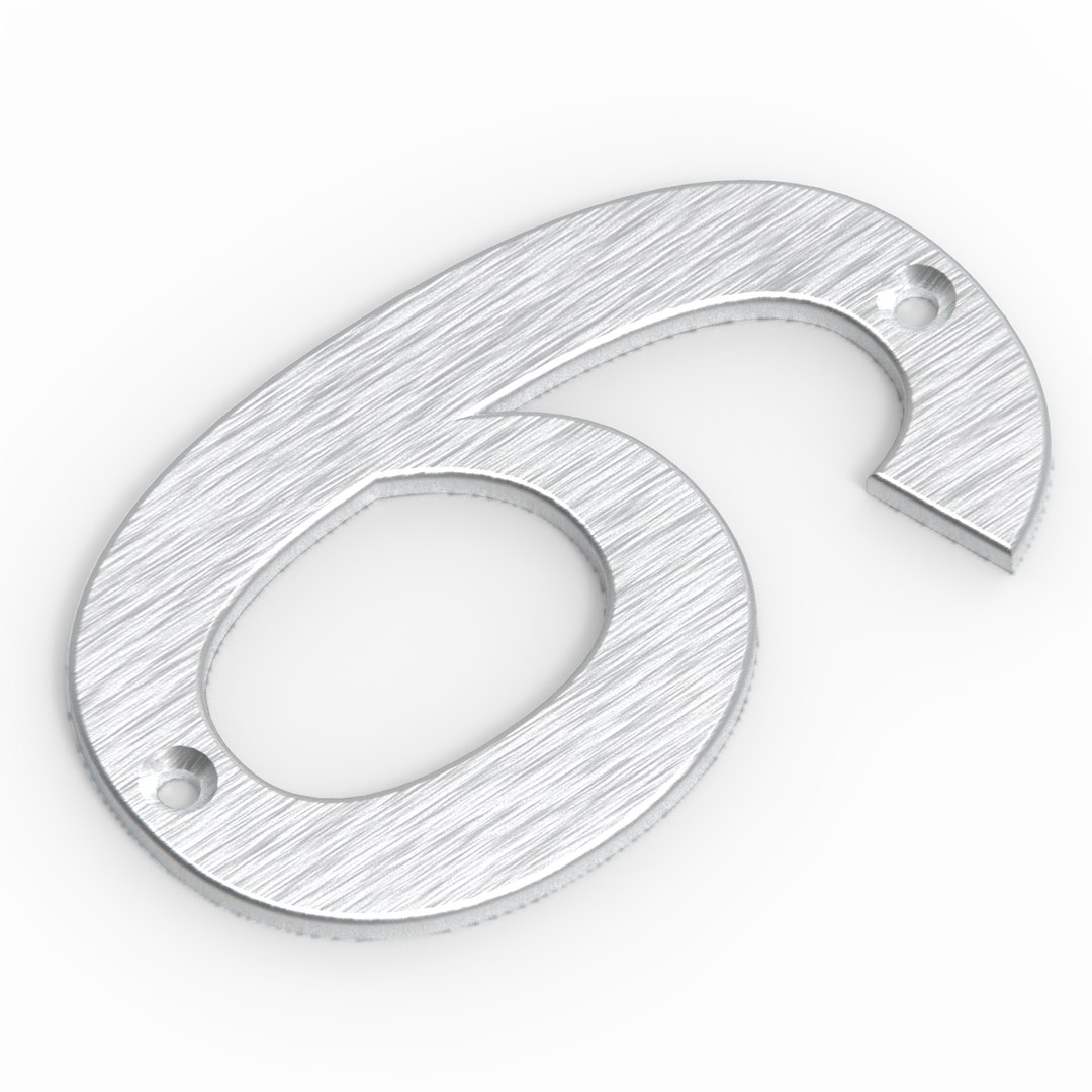 Number 6 3D - TurboSquid 2215536