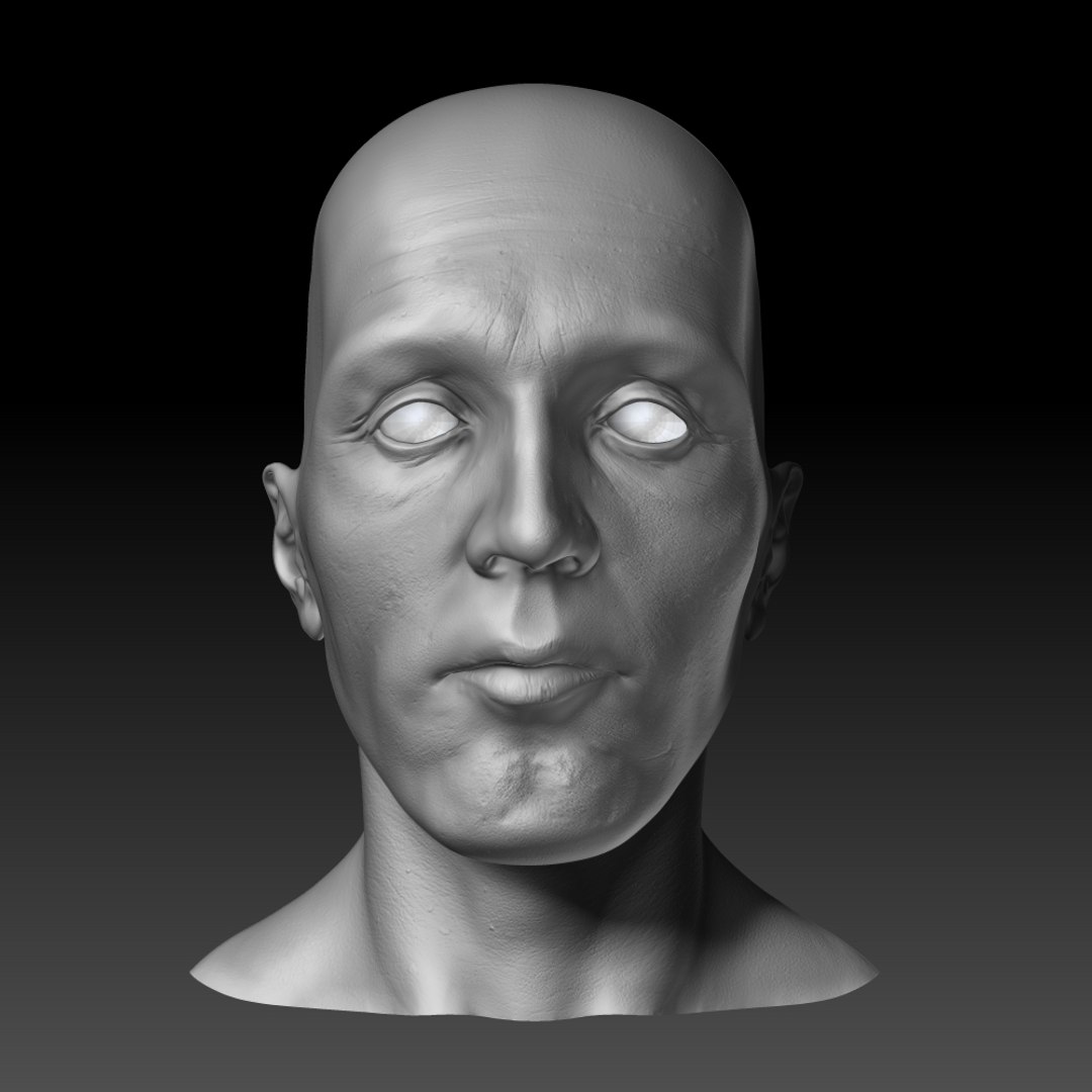 3D Male Head - TurboSquid 1469250