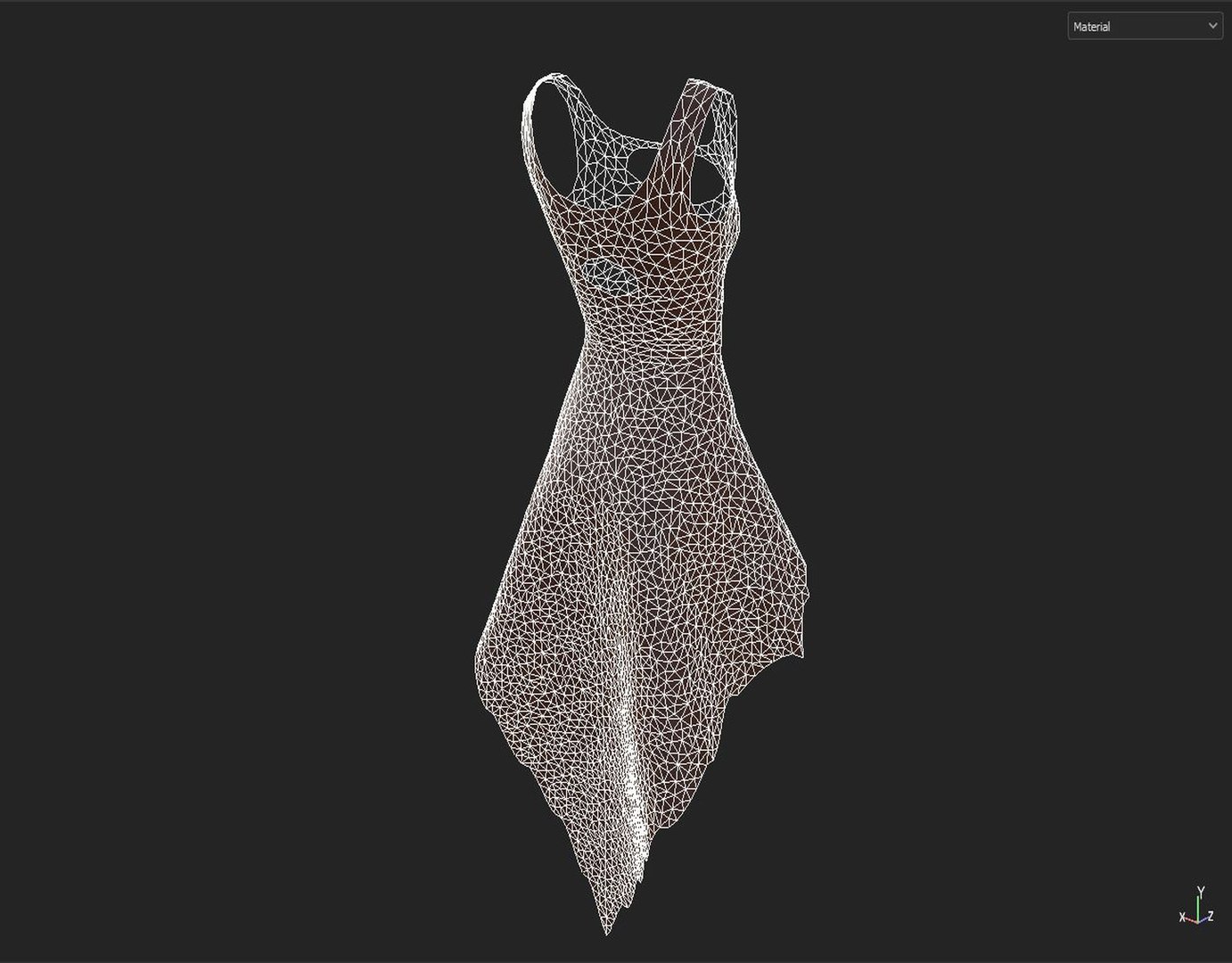 3D Dress Model - TurboSquid 2345396