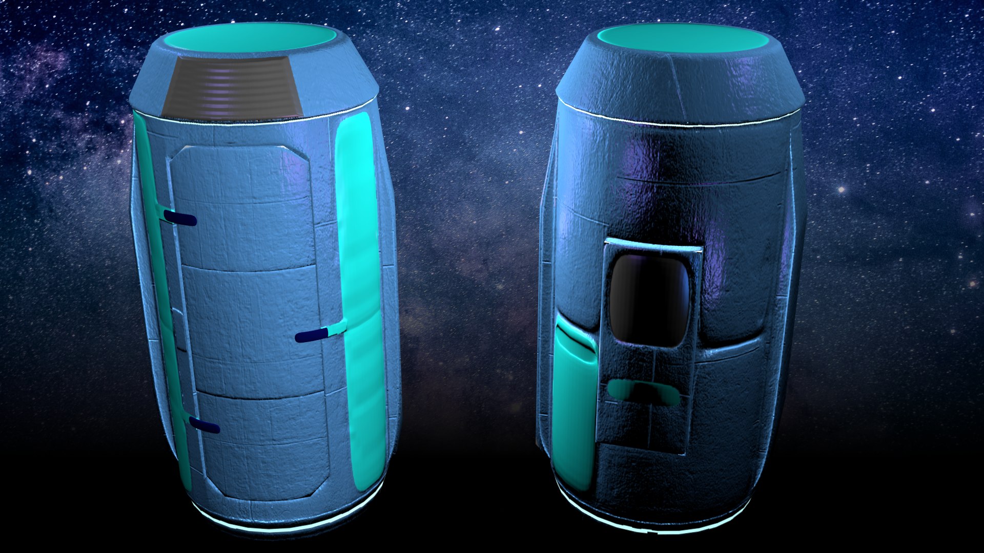 3d space capsule storage