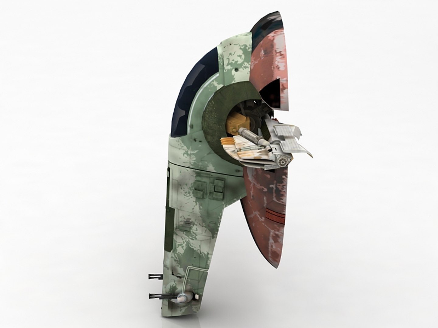 3D Slave 1 Spaceship - TurboSquid 1622900