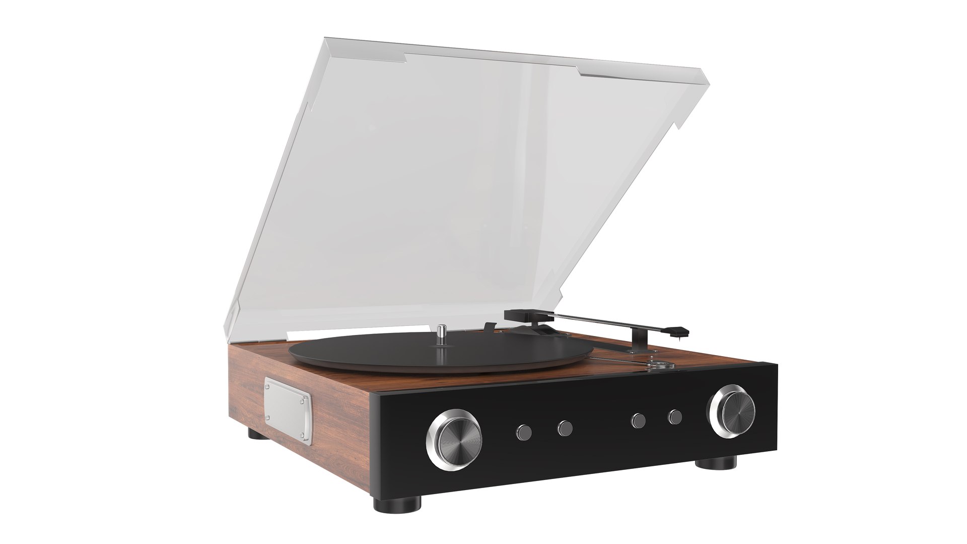 3D Vintage Turntable Model - TurboSquid 2282225