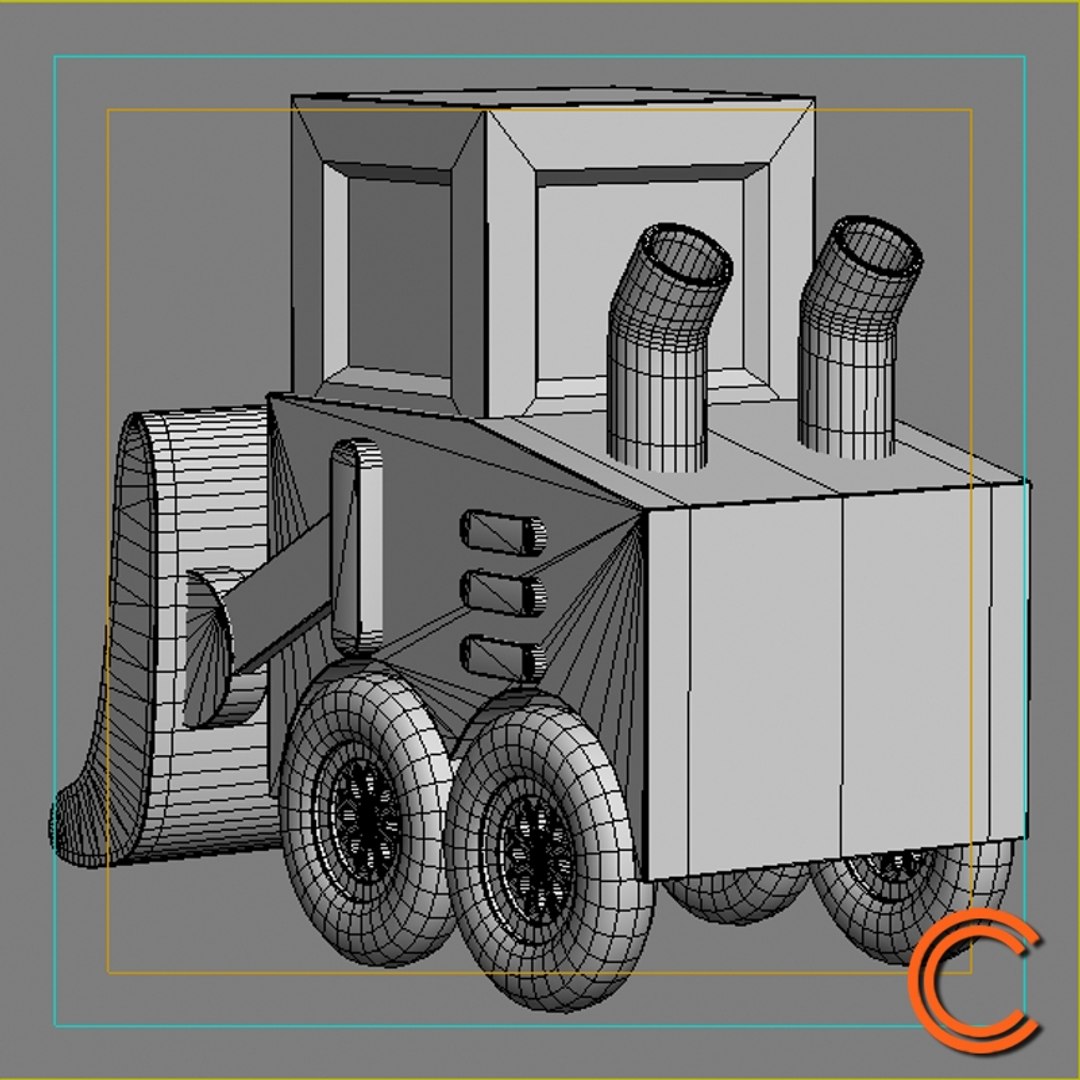 3d Construction Icons Small Pack Model