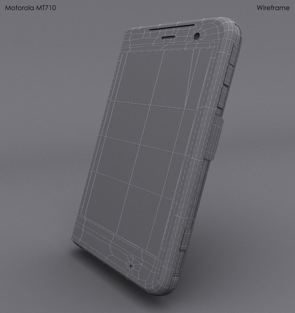 android mt710 phone 3d model