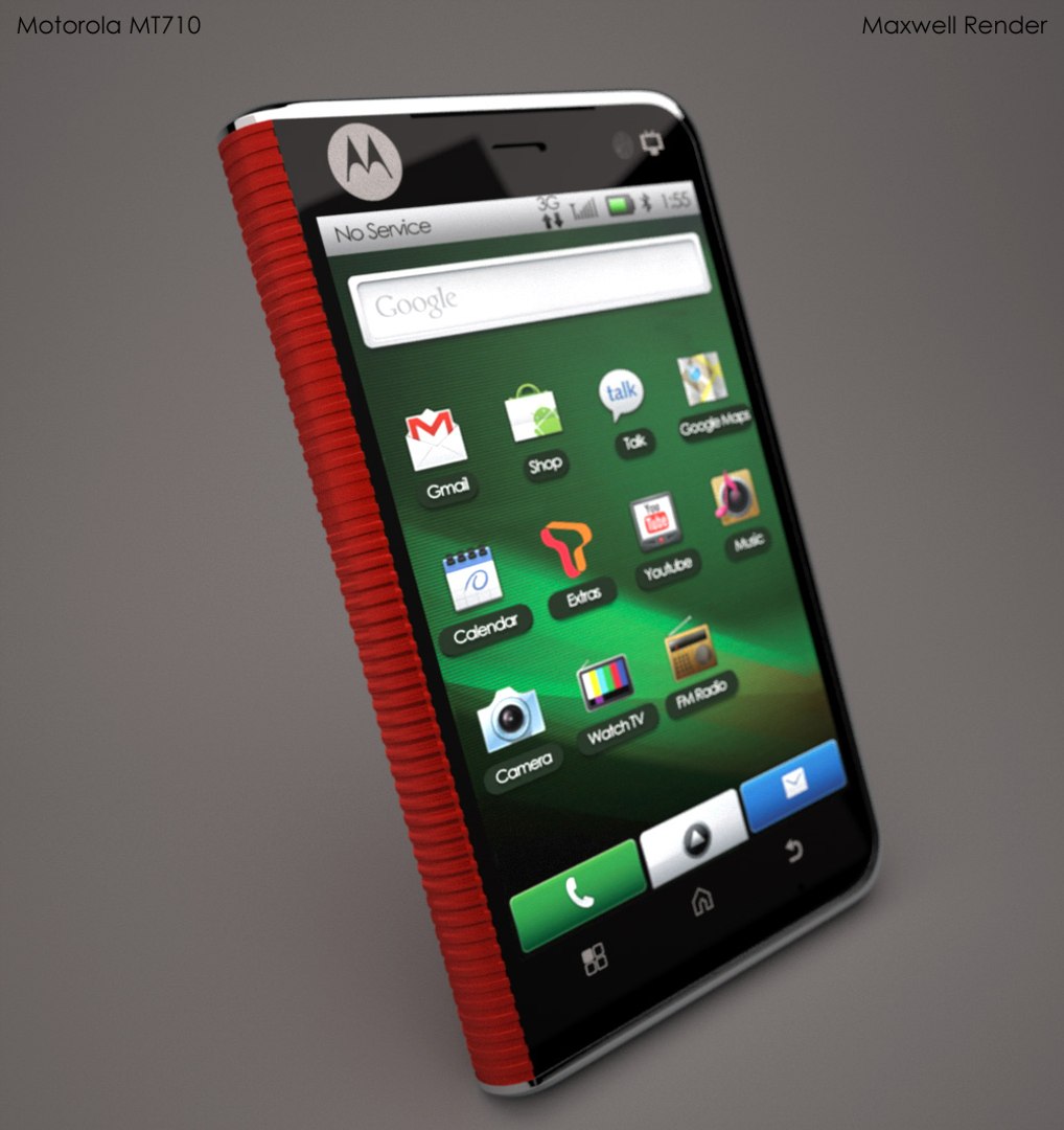 android mt710 phone 3d model