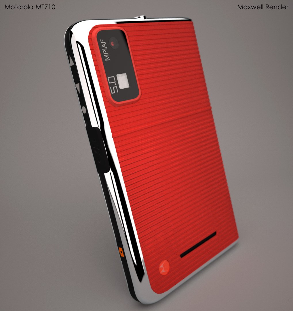 android mt710 phone 3d model