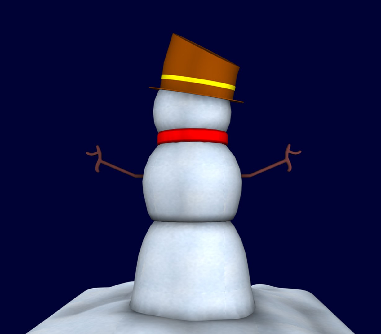 Snowman Snow C4d Free