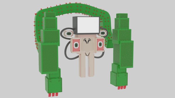 Omega Flowey Minecraft Modelo 3D - TurboSquid 1937587