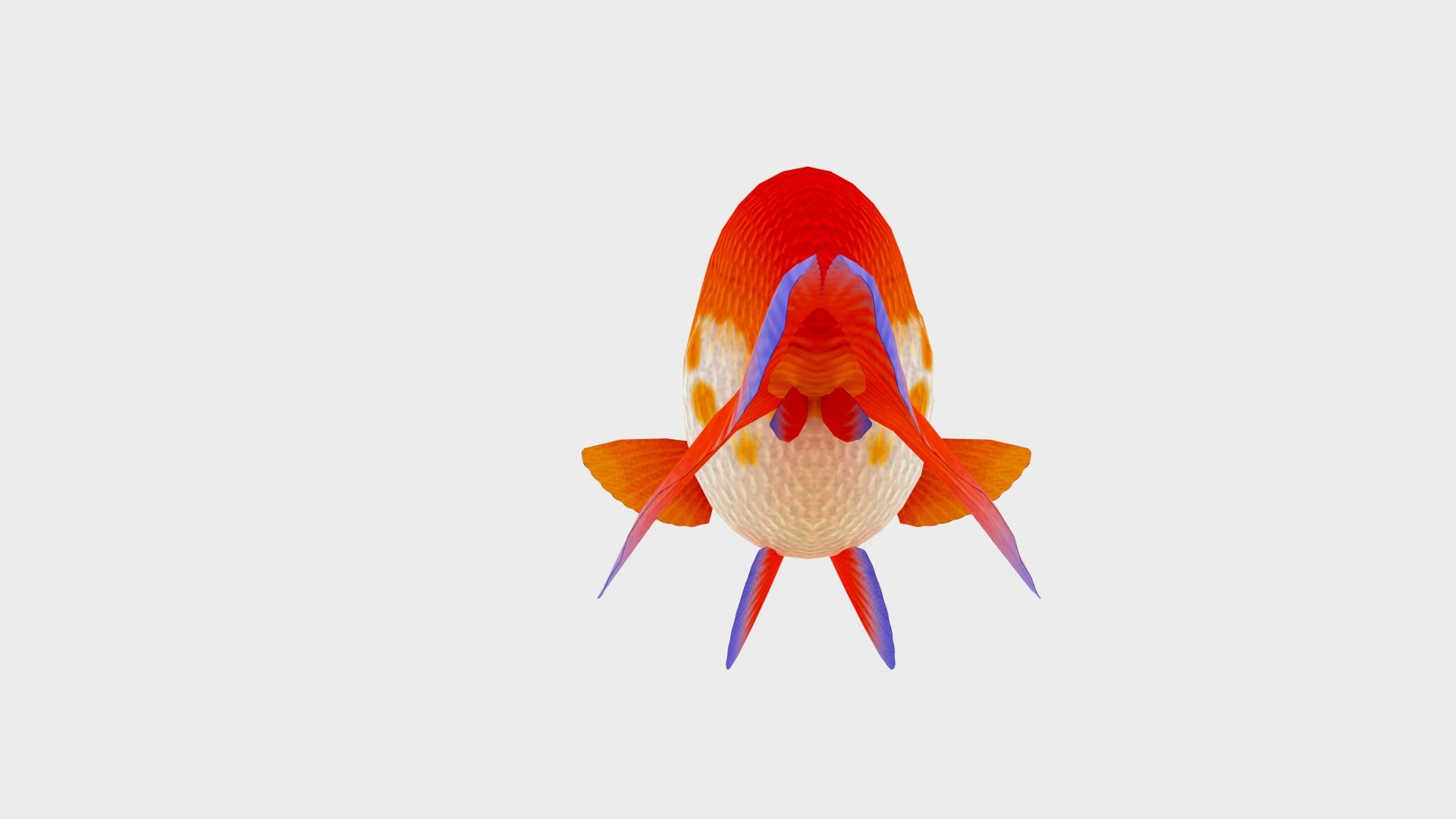 Red Ranchu Gold Fish 3D Model Low Poly 3D Model - TurboSquid 2242737