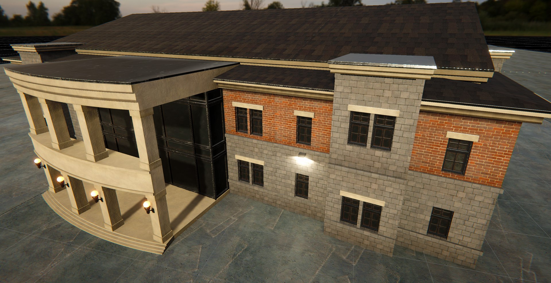 3D Police Station Game Art Low Poly Model - TurboSquid 2244291