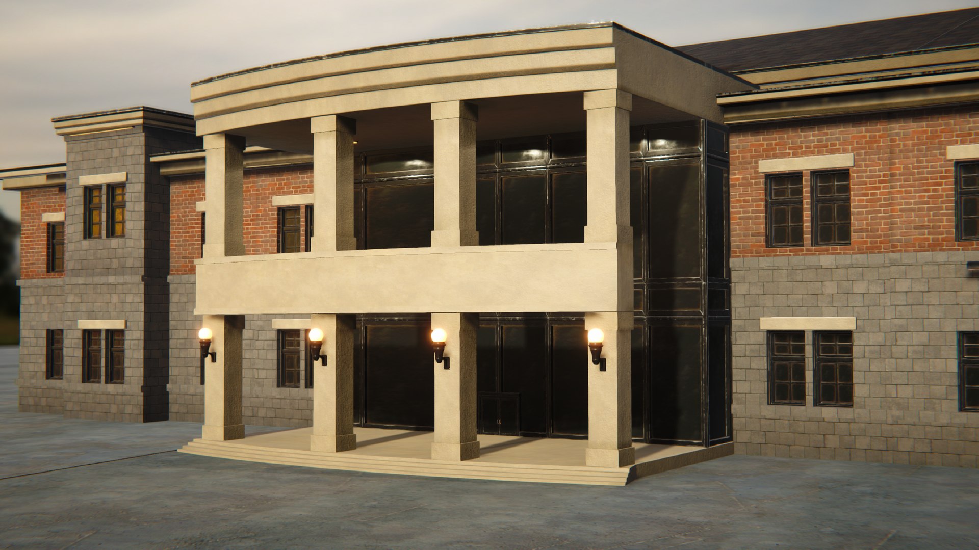 3D Police Station Game Art Low Poly Model - TurboSquid 2244291
