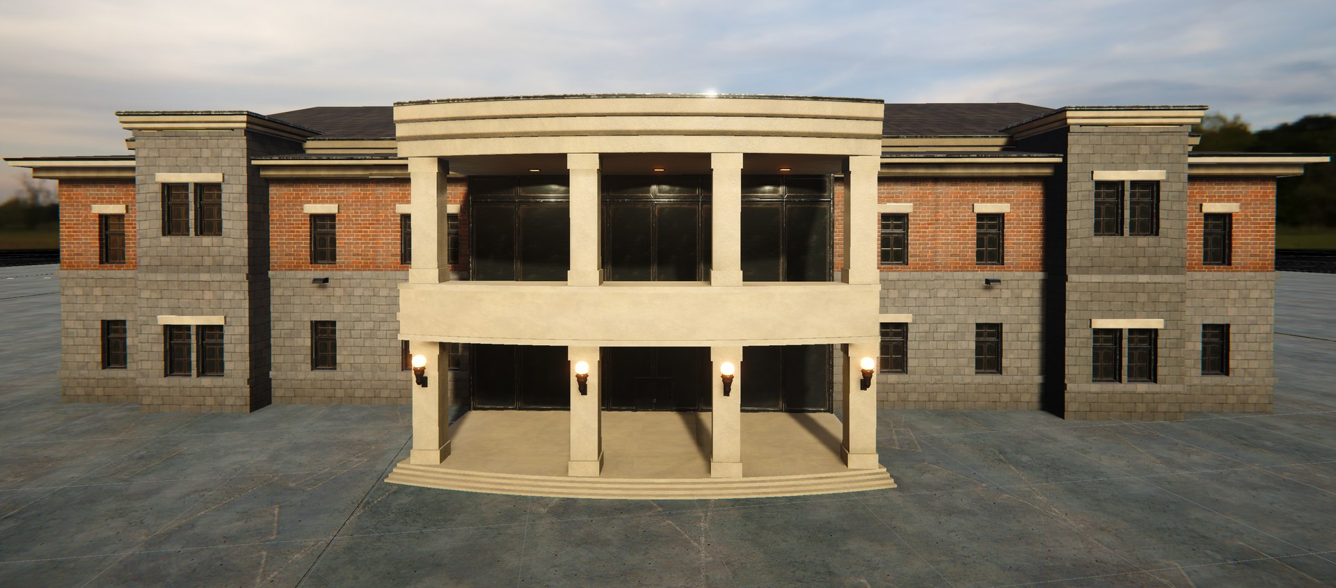 3D Police Station Game Art Low Poly Model - TurboSquid 2244291